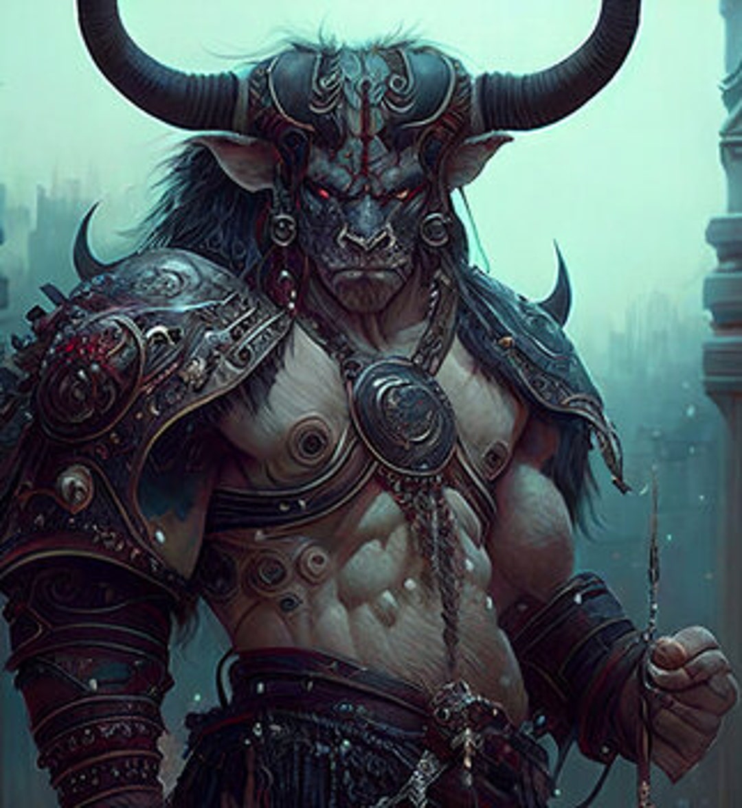Minotaur Companion/direct Binding - Etsy