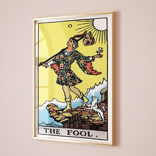 Tarot Card Poster - Etsy