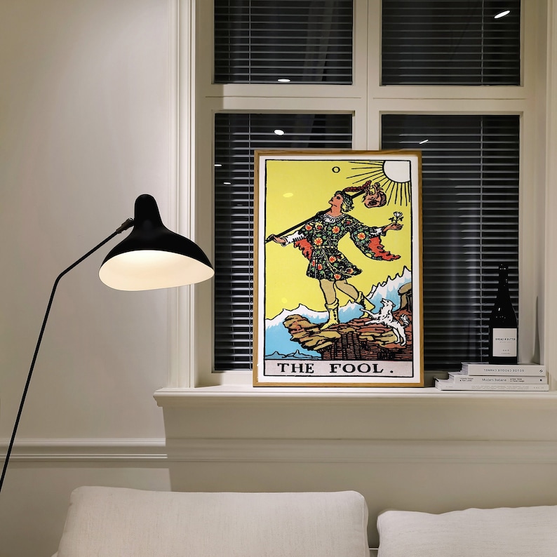 The Fool Print Tarot Card Printables Vintage Major Arcana Tarot Wall ...