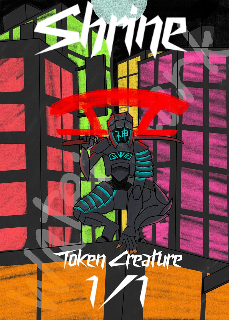 Magic the Gathering Custom Shrine Token - Etsy