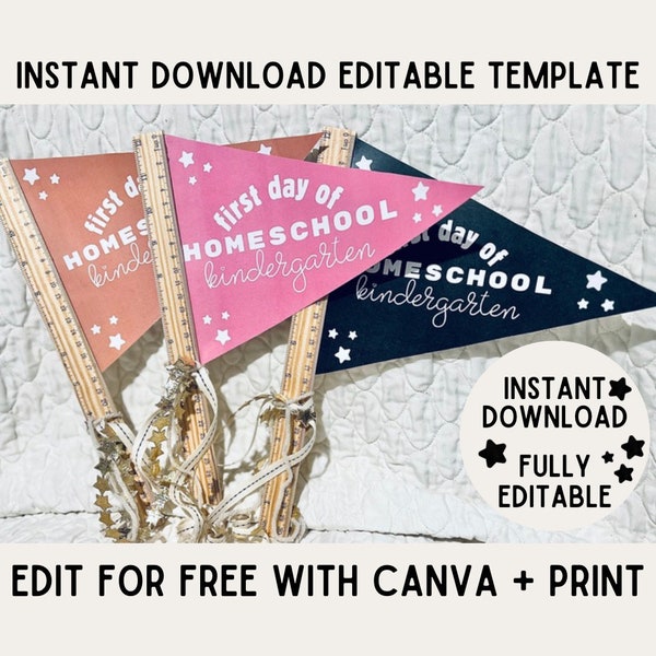 Pennant Printable - Etsy