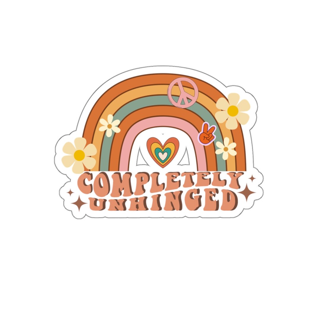 Unhinged Sticker, Gift Idea - Etsy
