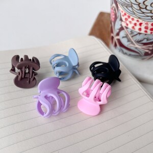 Five-pack Small Claw Clips | Y2K Mini Jaw Clips - Etsy Canada
