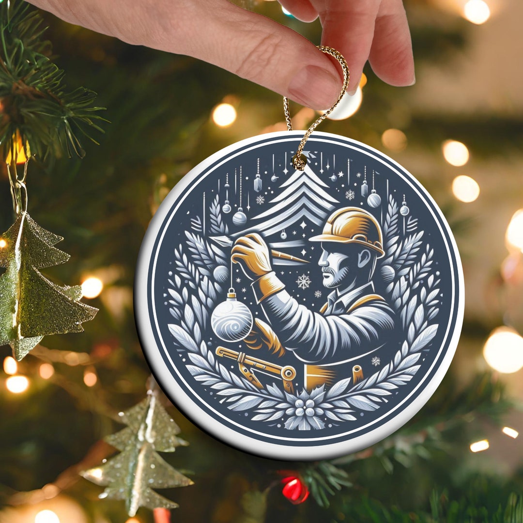 Construction Worker Ornament Png Engineer Ornament Downloadable Png ...