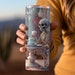 Skeleton Drinking Tea Png, 20oz Skinny Tumbler, Tumbler Wrap, Straight ...