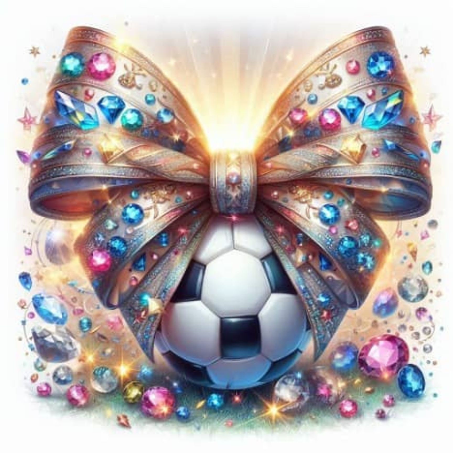 Soccer Sports Bow Set Sports Png Bow Coquette Design Game Day Png Kids ...