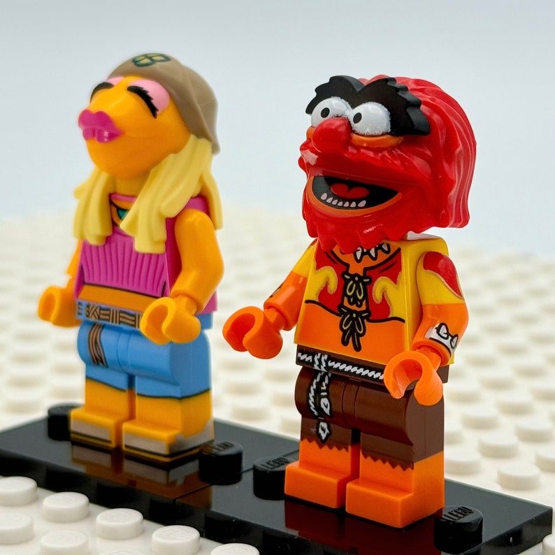 Animal and Janice LEGO® Minifigure Pair From the Muppets and the ...