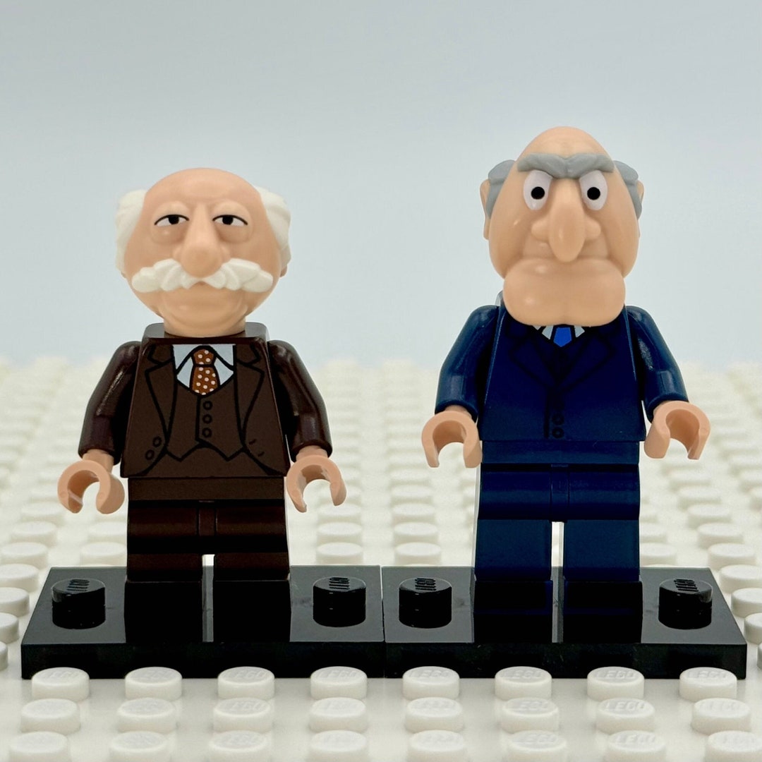 Statler and Waldorf LEGO® Minifigure Pair From the Muppets Direct From ...
