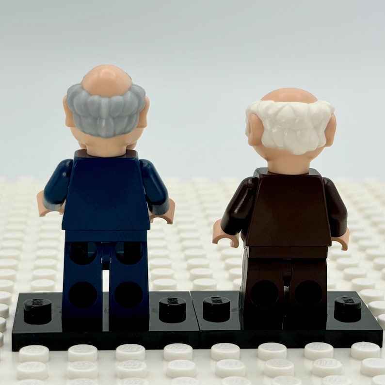 Statler and Waldorf LEGO® Minifigure Pair From the Muppets Direct From ...