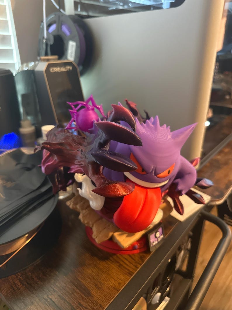 3d Gengar With Base Large - Etsy