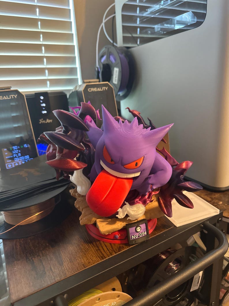 3d Gengar With Base Large - Etsy