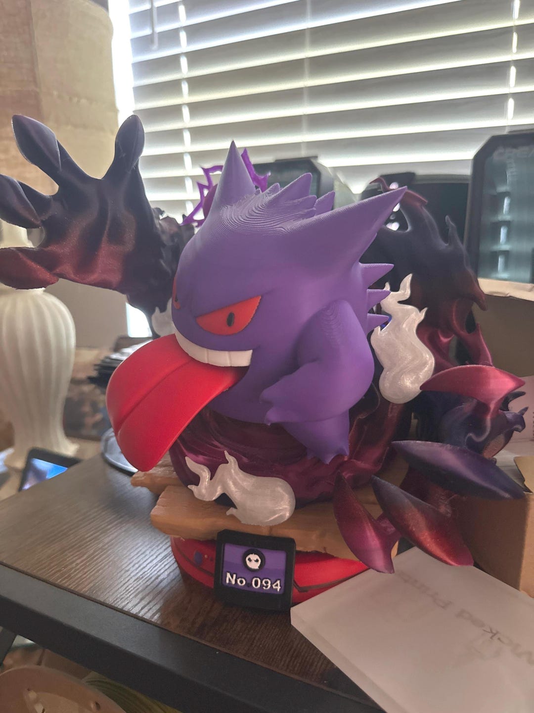 3d Gengar With Base Large - Etsy