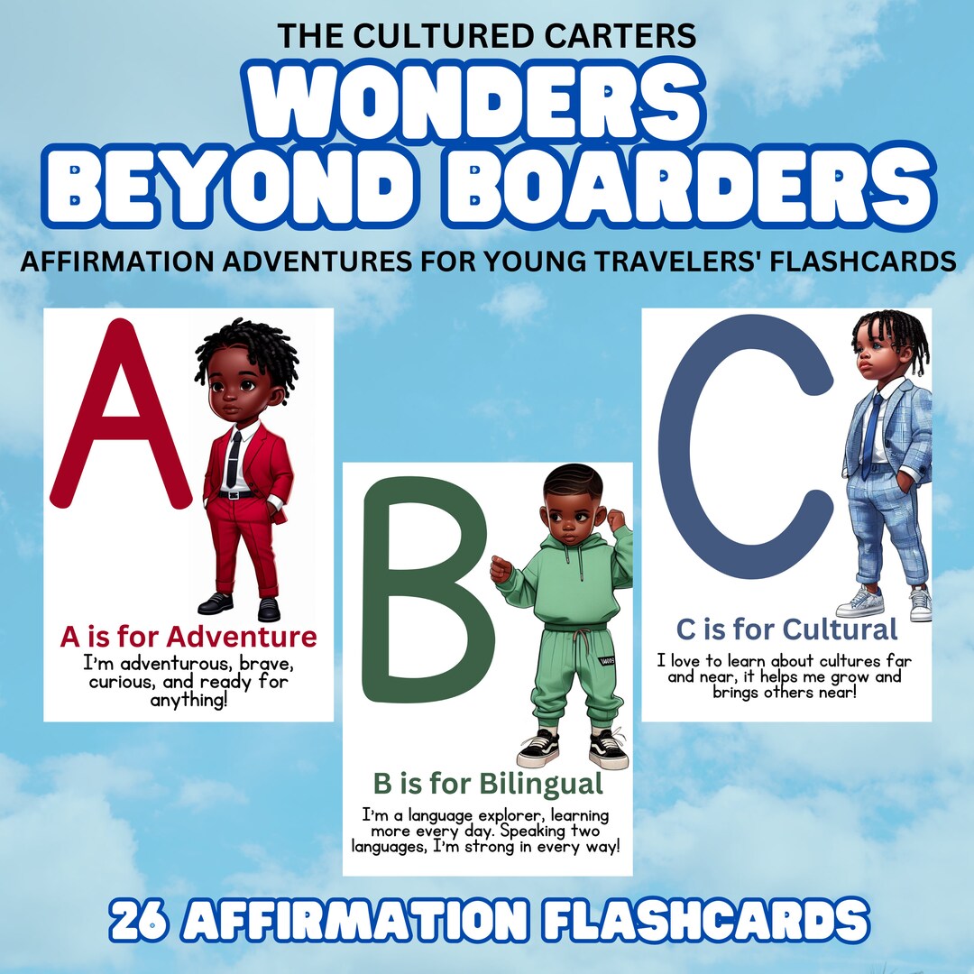 Wonder Beyond Boarders: Affirmation Adventures for Young Travelers - Etsy
