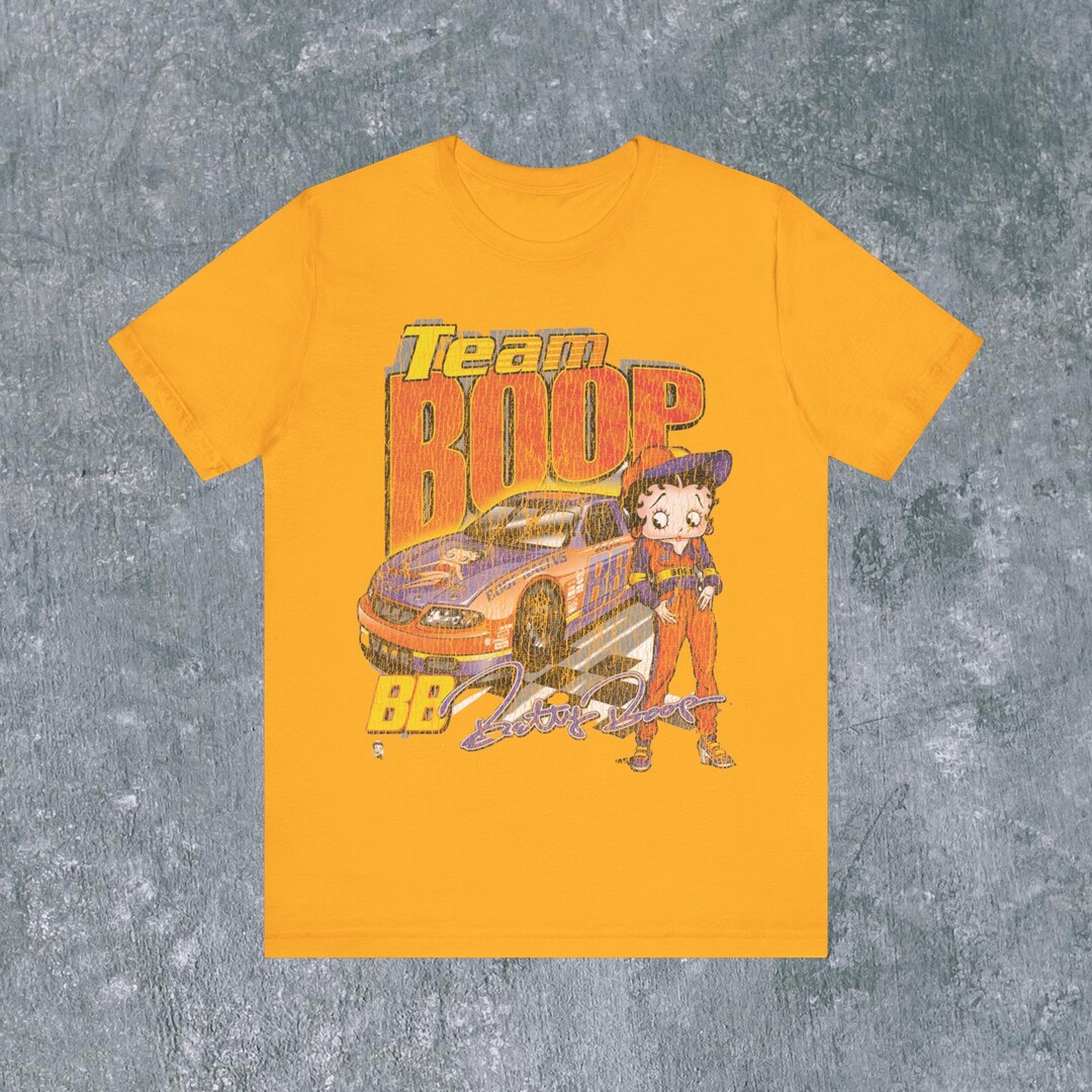 Betty Boop Racing T-shirt, Betty Boop Shirt, Animation Shirt - Etsy
