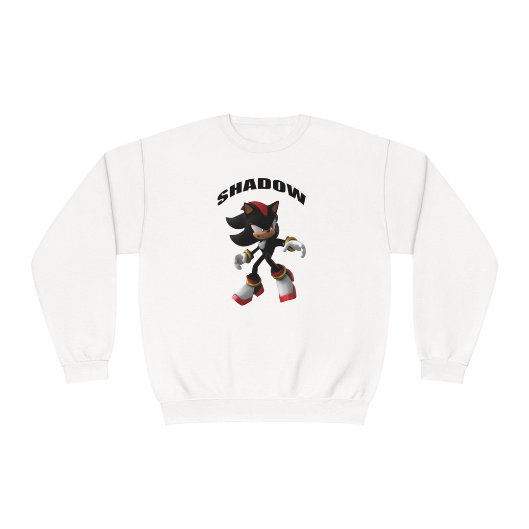 Shadow the Hedgehog T-shirt Crewneck Sweatshirt | Comfy Sweatshirt ...