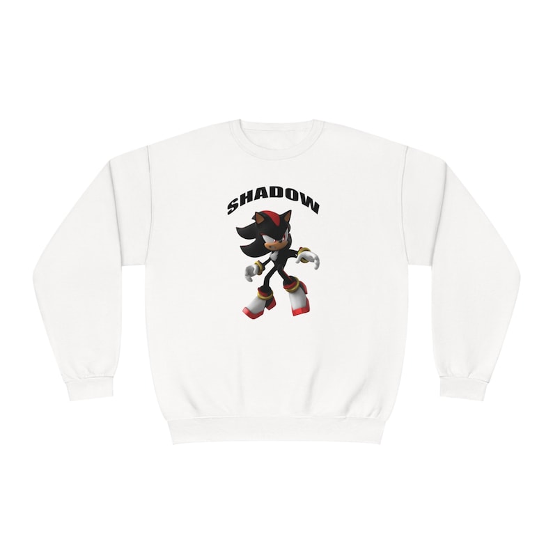 Shadow the Hedgehog T-shirt Crewneck Sweatshirt | Comfy Sweatshirt ...