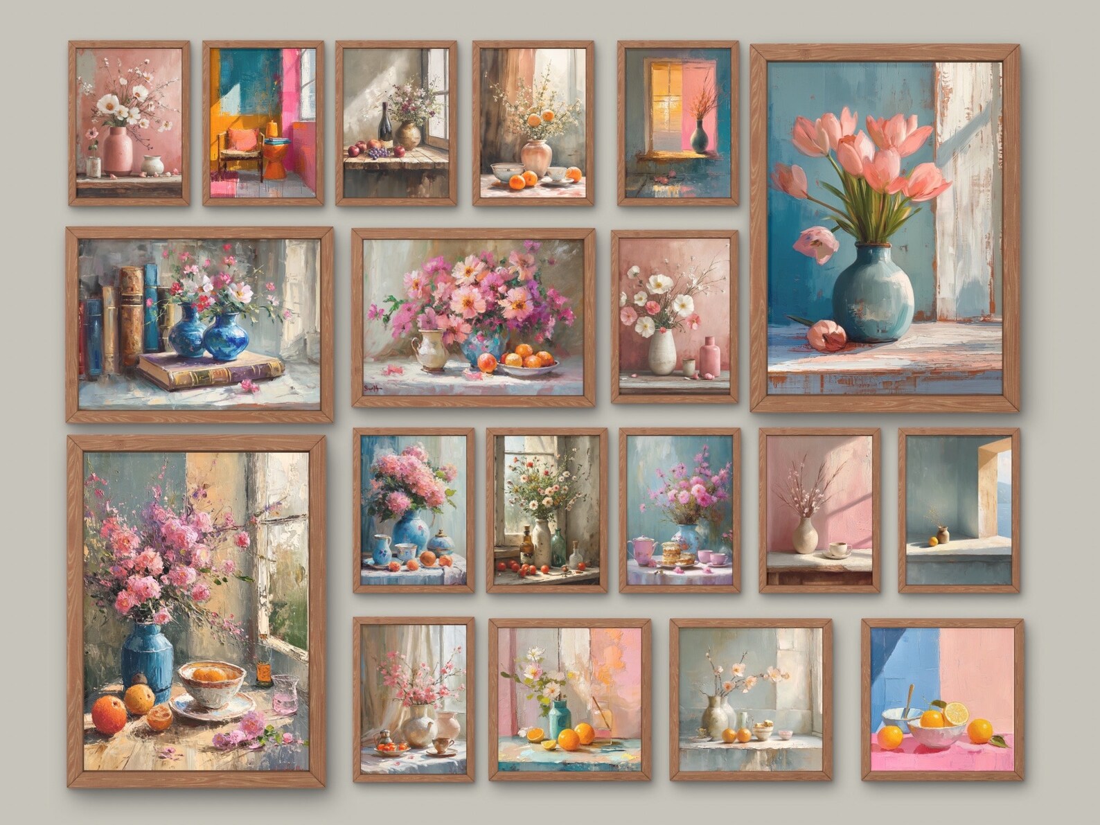 250 Still Lifes Printable Oil Painting, MEGA BUNDLE Wall Art Decor ...