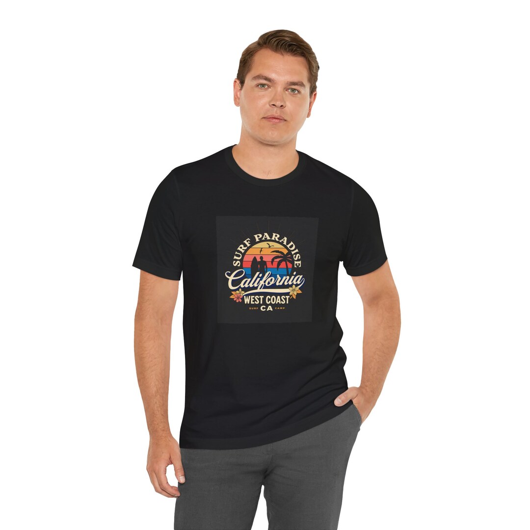 Cali Cool Vibes With This Unisex Jersey Short Sleeve Tee - Etsy