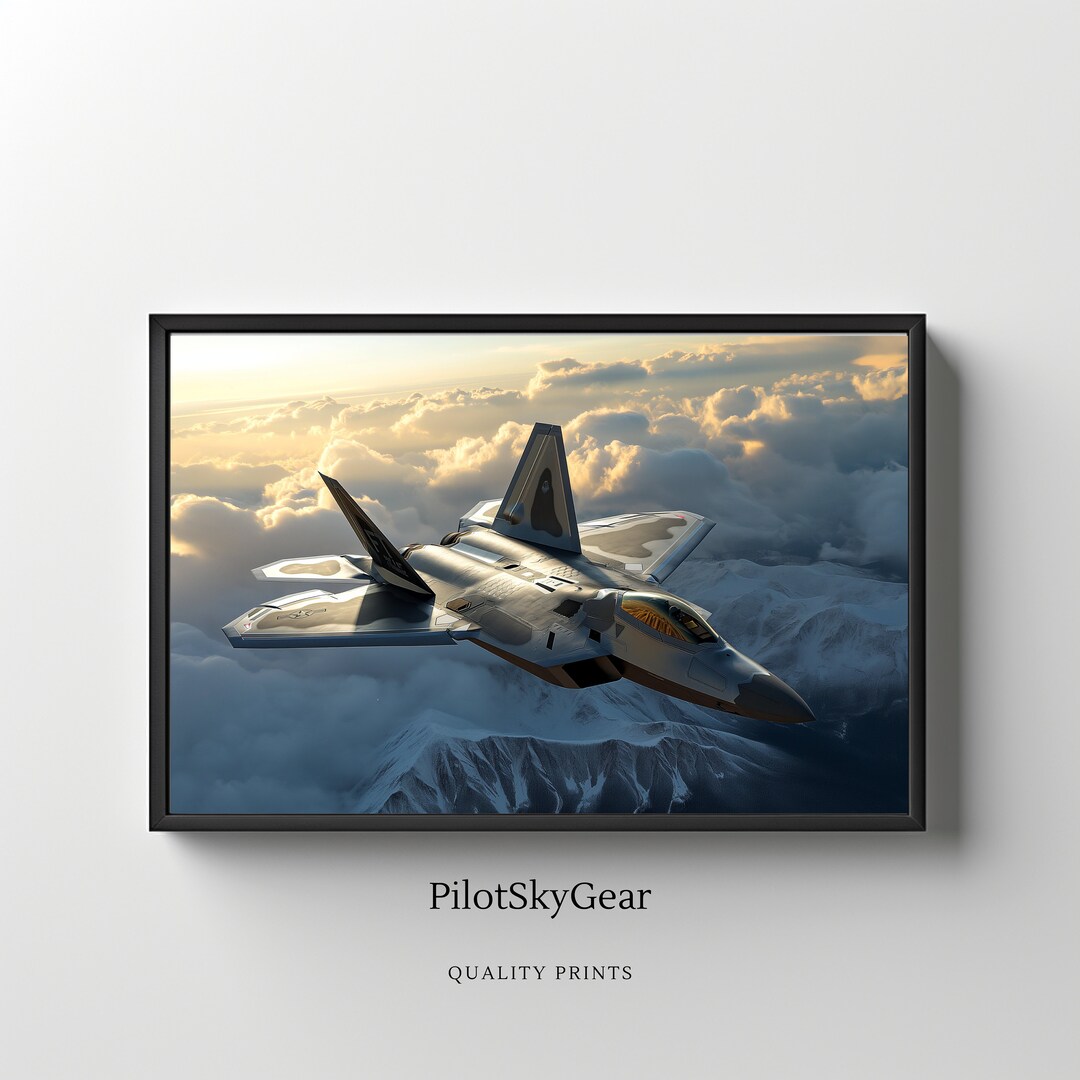 Fighter Jet Print Man Cave Decor Airplane Printables Man Cave Gifts for ...
