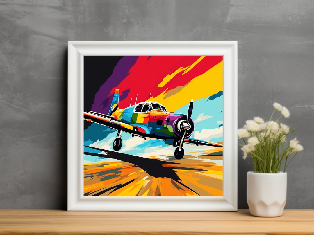 Boys Posters for Room Plane Gifts for Him Airplane Print - Etsy