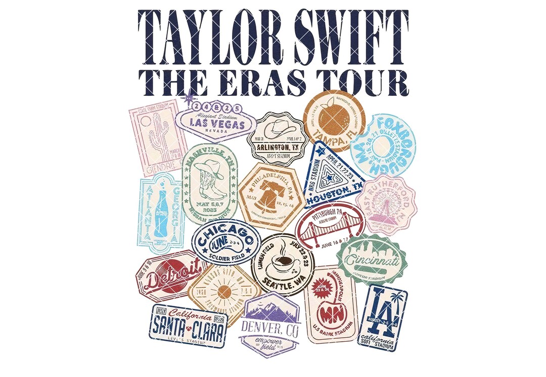 Taylor the Eras Tour 2023 PNG Taylor Album Logo 2023 Png - Etsy Hong Kong