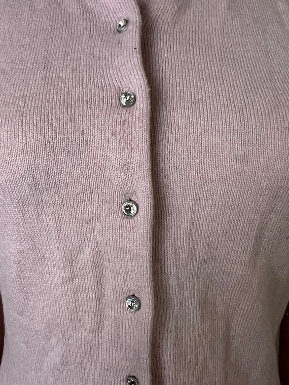 Darling harbour pink merino wool cardigan, merino w… - Gem