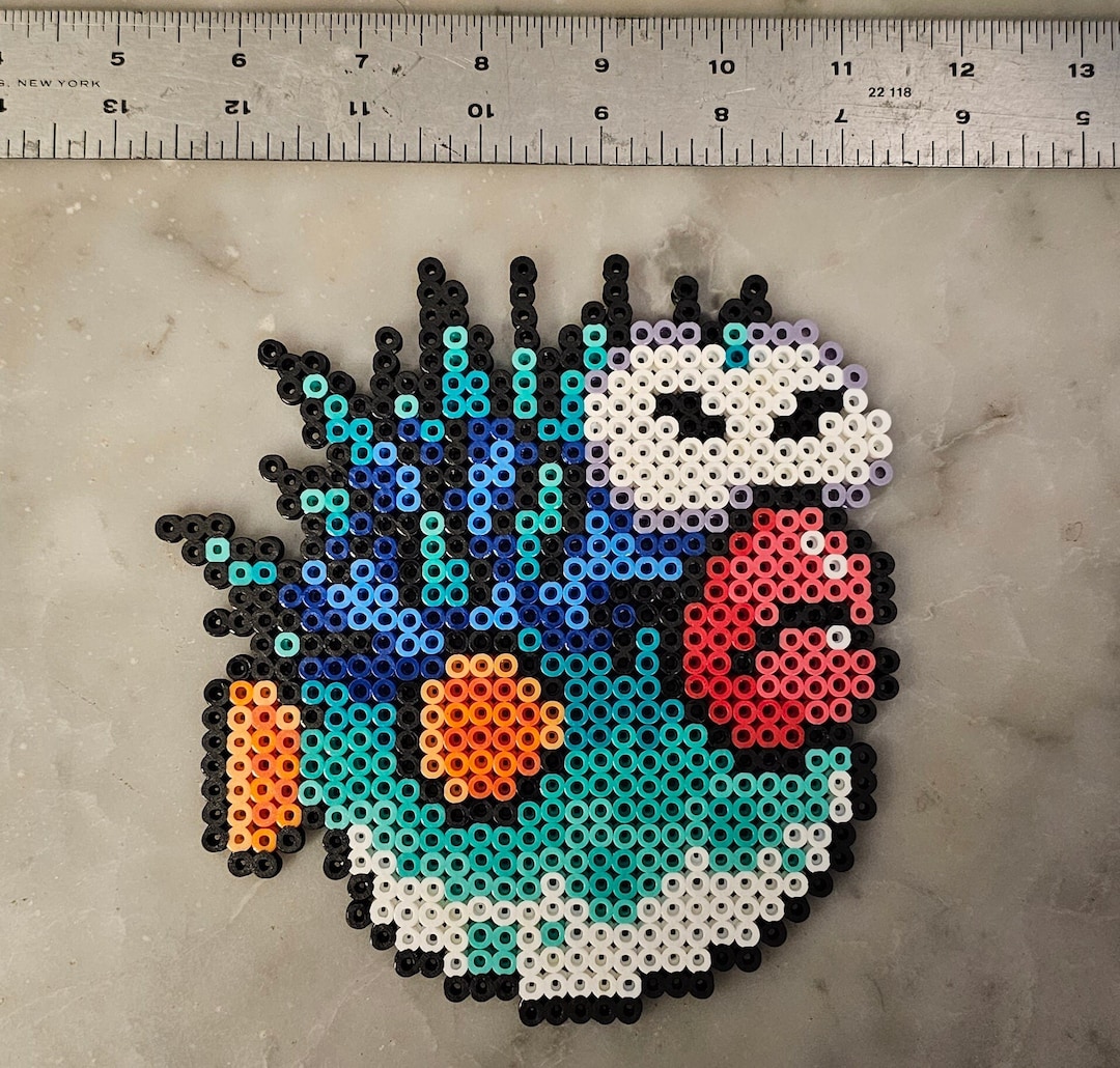 Super Mario World Porcu-puffer Inspired Pixel Art - Etsy