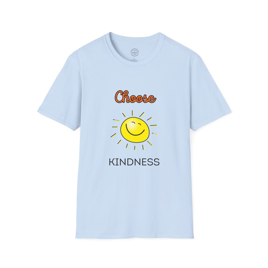 Choose Kindness Smiley Face Sunshine T-shirt - Etsy