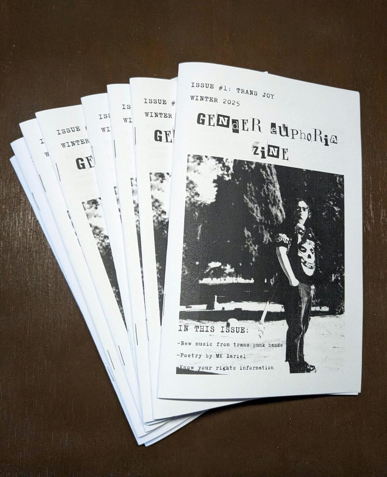 Gender Euphoria Zine Issue #1 | Radical Punk Zine About Trans Joy - Etsy