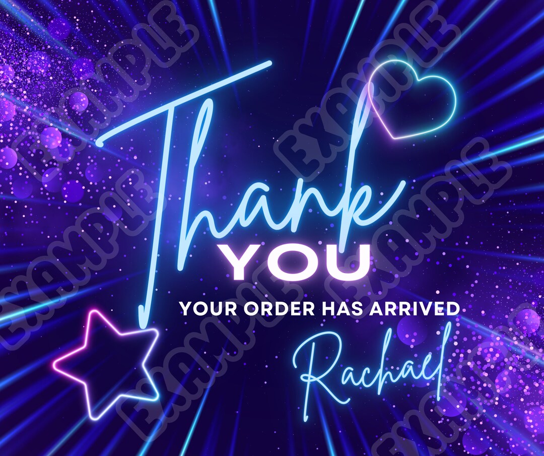 Electric Heart Thank You GIF - Etsy