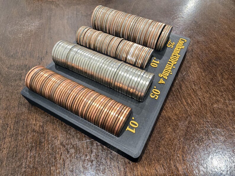 Coin Sorting Roll Tray - Etsy