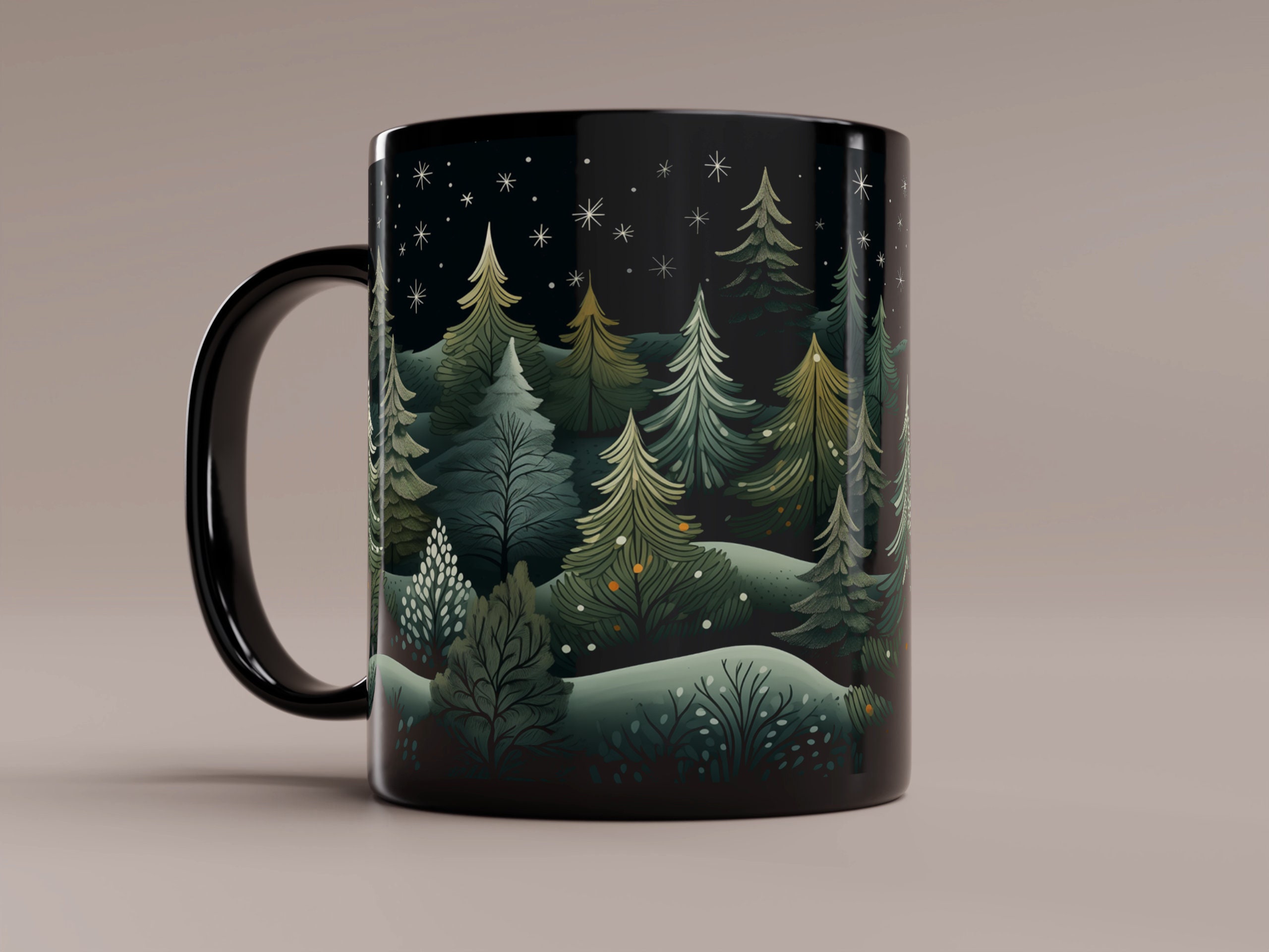 Christmas Tree Mug, Cozy Christmas Mug, Holiday Mug, Christmas Gift Mug ...