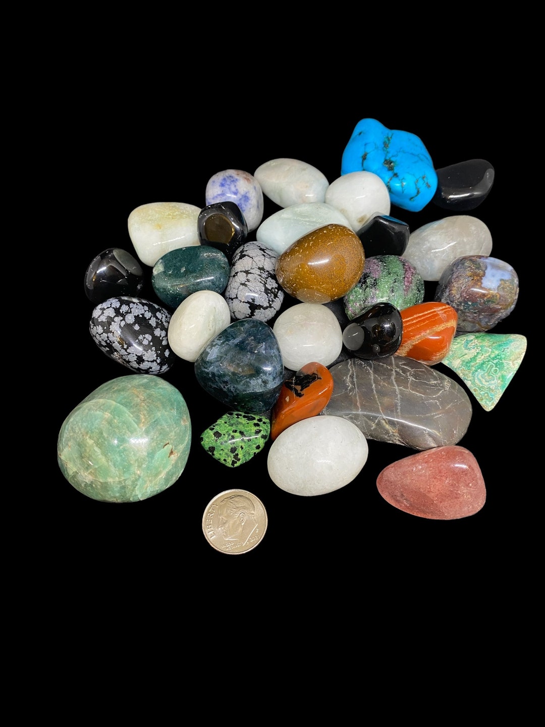 Mixed Material Tumbles Rocks Stones Crystals - Etsy