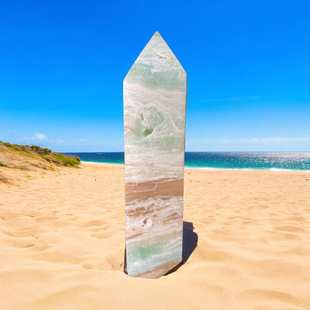 Caribbean Calcite Obelisk Tower - Etsy