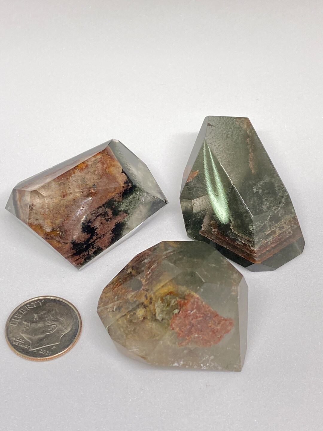 Three Garden Quartz Free Form Crystals - Etsy