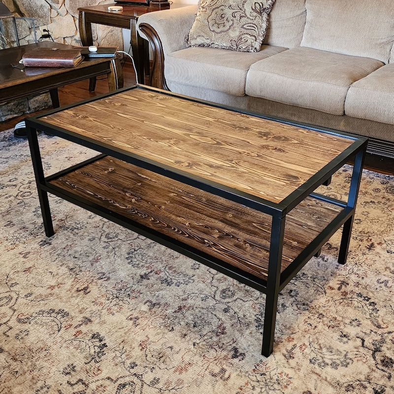 Industrial Coffee Table - Etsy
