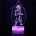 3D Lamp Dragon Ball Z Goku SSJ2 Power Flame - Etsy