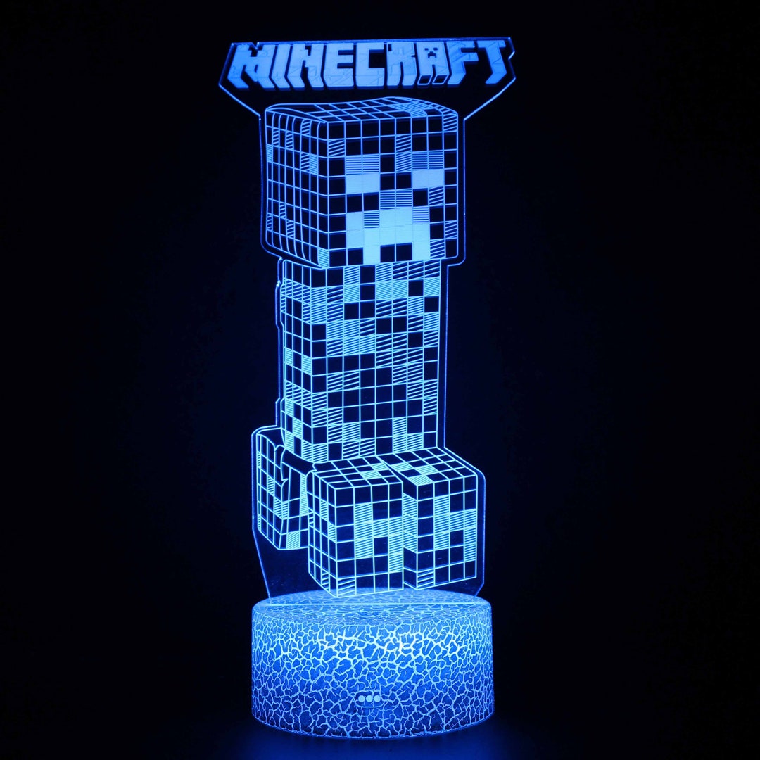 3D Lamp Minecraft - Etsy