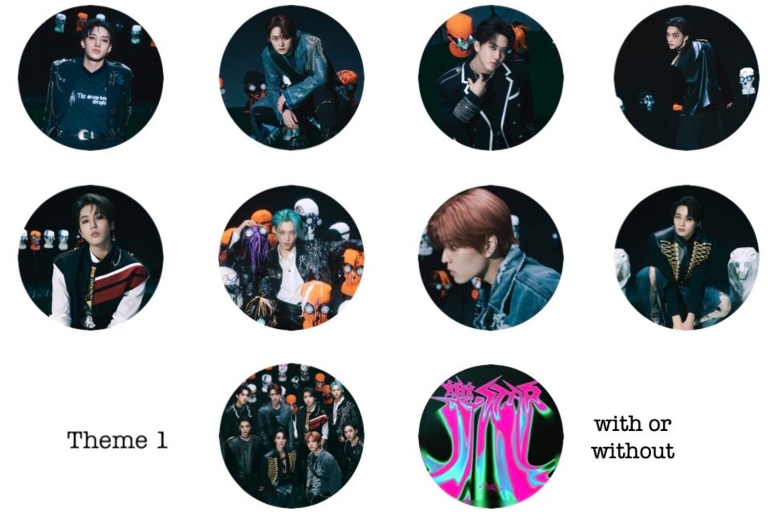 Stray Kids 樂-star rockstar Badge Pin Set - Etsy
