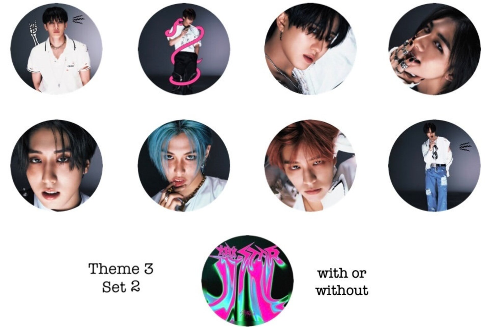 Stray Kids 樂-star rockstar Badge Pin Set - Etsy