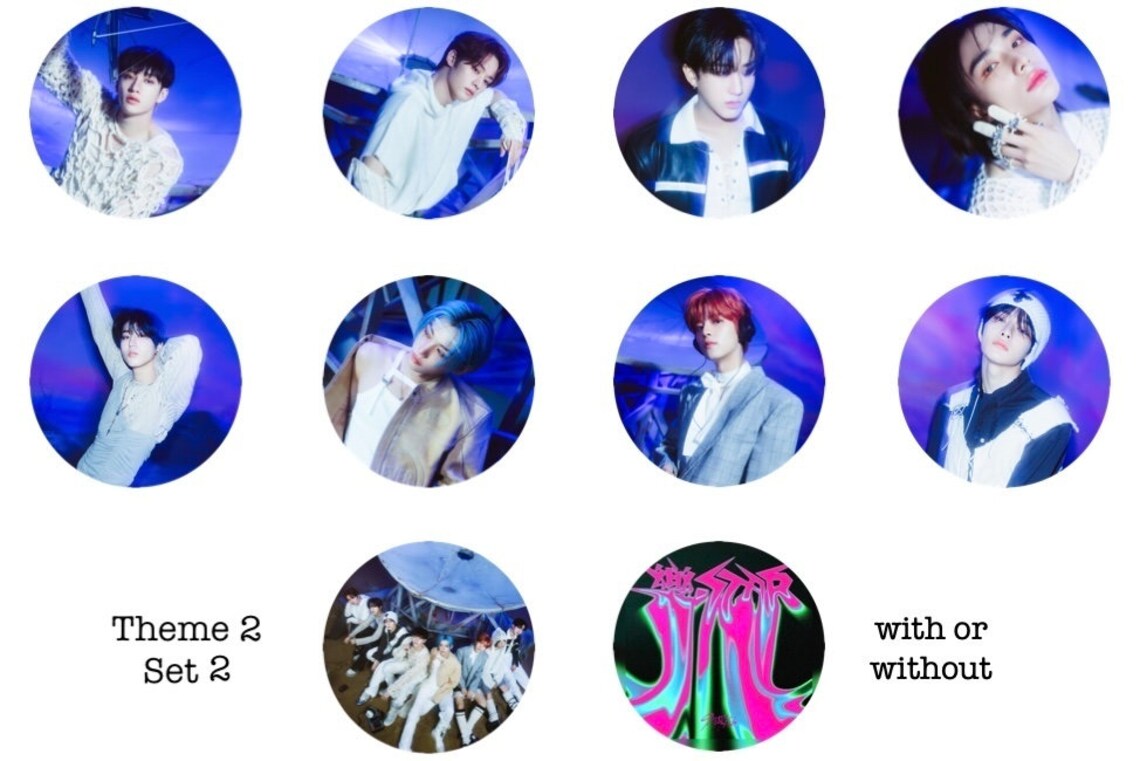 Stray Kids 樂-star rockstar Badge Pin Set - Etsy
