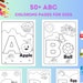 ABC and 123 Fun: Over 50 Pages of Letter & Number Activities PNG, Pdf ...