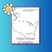 Map Activities for Kids Dot to Dot 1 to 20 Geography and Math Learning ...