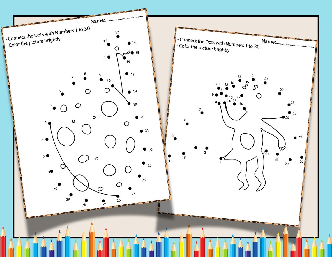 Construction Vehicle Dot to Dot Worksheets: Kids Activity (PDF & JPG ...