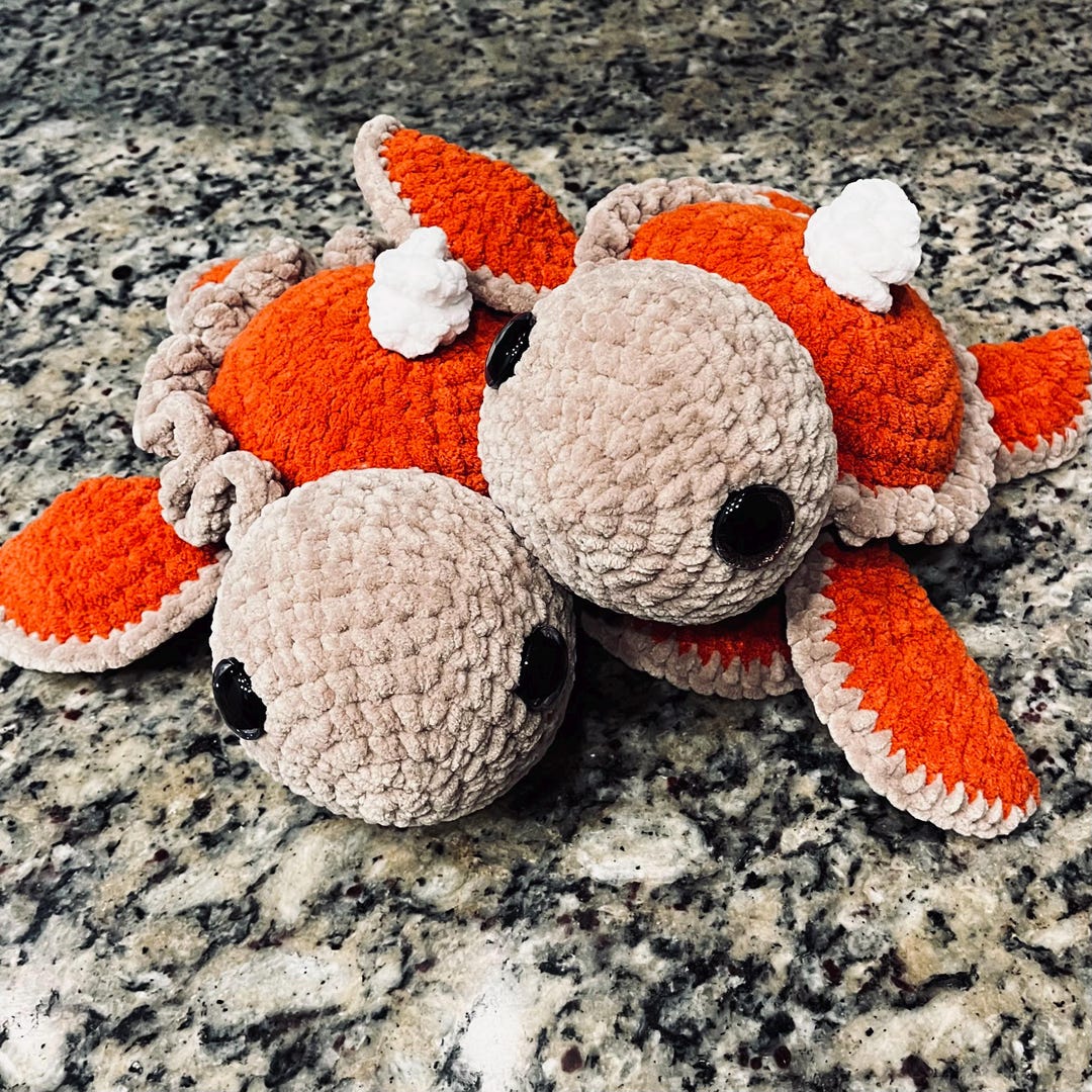 Pumpkin Pie Sea Turtle Crochet Pattern With 2 Crust Options - Amigurumi ...