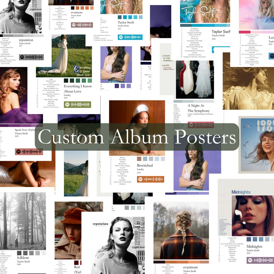 Custom Album Poster - Etsy