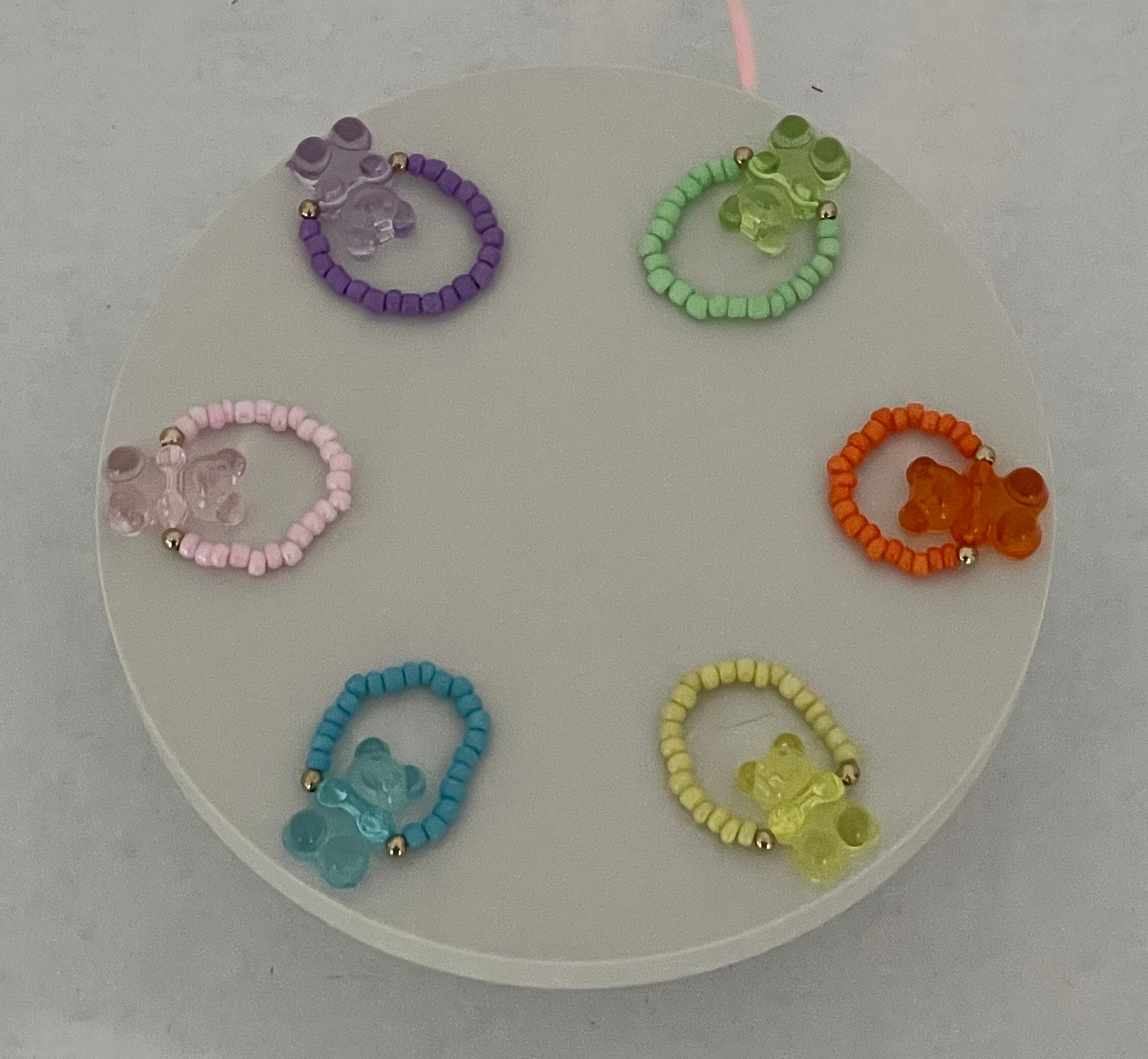 Gummy Bear Rings | Cute Rings | Bear Rings | Little Girls Jewelry ...