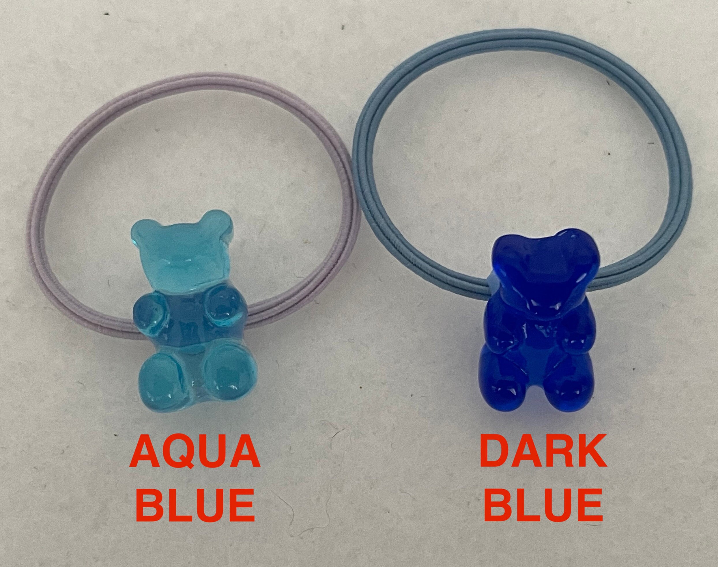 Gummy Bear Ponytail Holders Hair Ties for Girls Hair Ties Gummy Bear ...