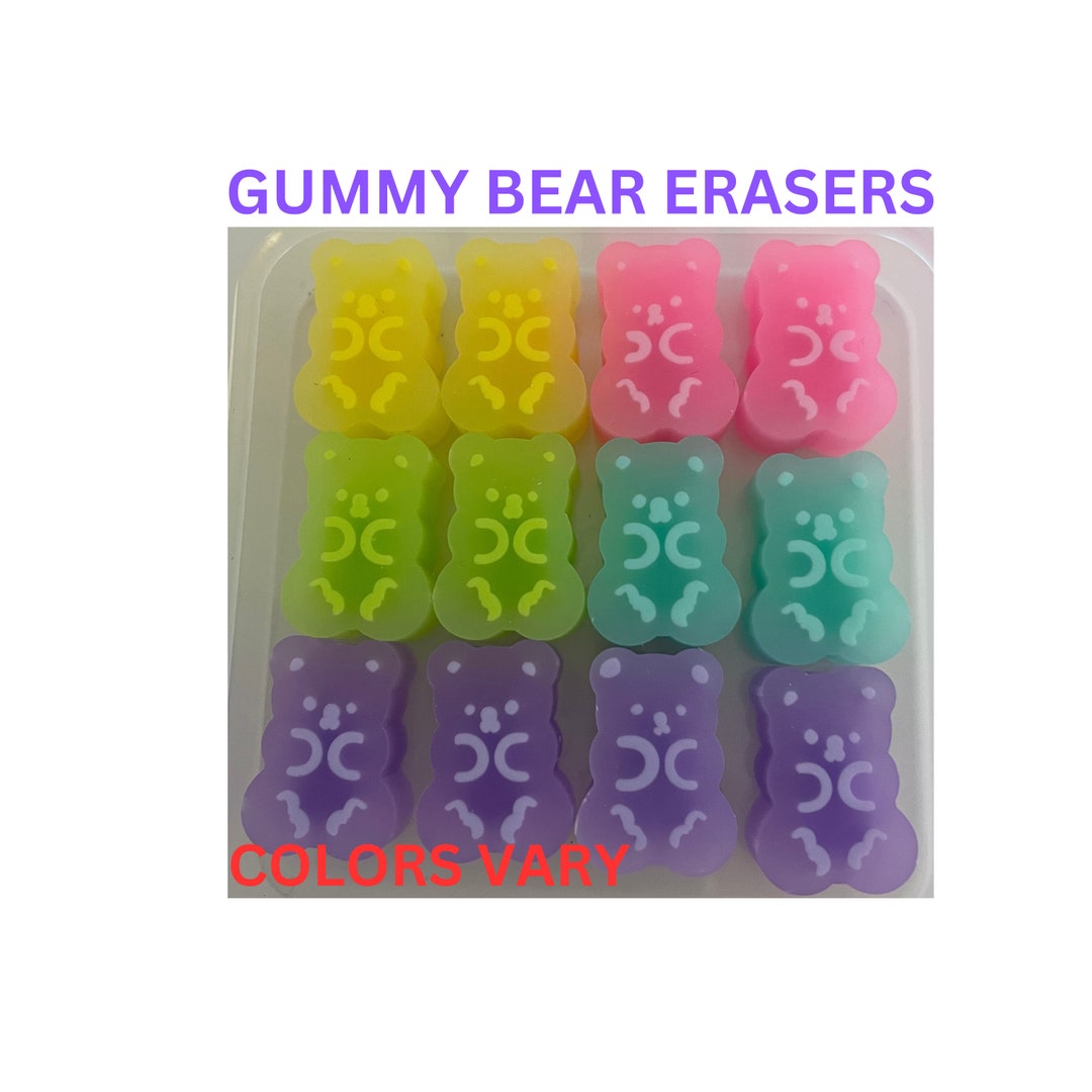 Gummy Bear Erasers | Cute Erasers | Gummy Bear School Supplies | Gummy ...