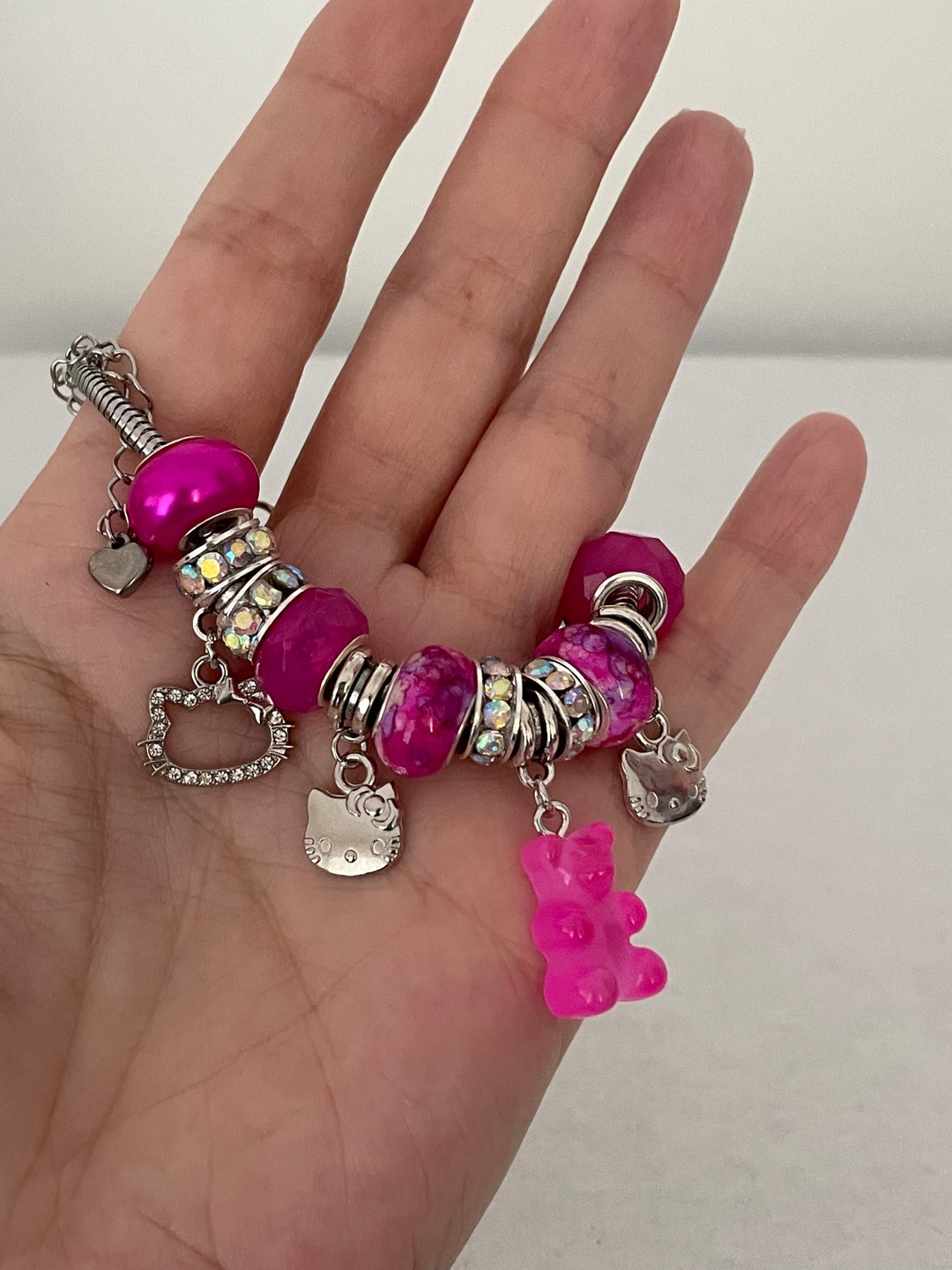 Gummy Bear Bracelet Pink Bracelet Bracelets for Girls Cute Bracelet ...